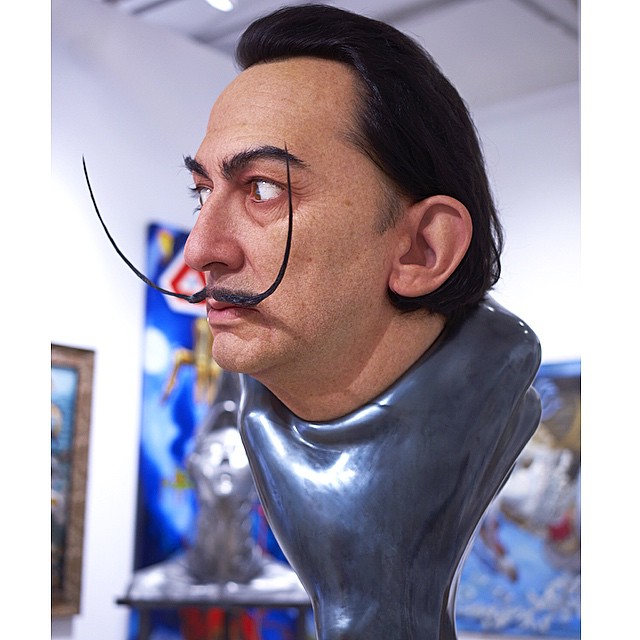 Гиперреалистическая скульптура Сальвадора Дали от Казухиро Цудзи